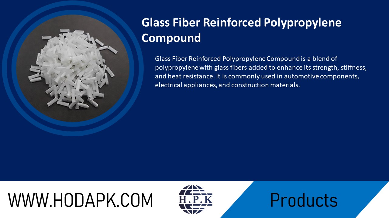 Glass Fiber Reinforced Polypropylene Compound - هدی پارسیان کالا