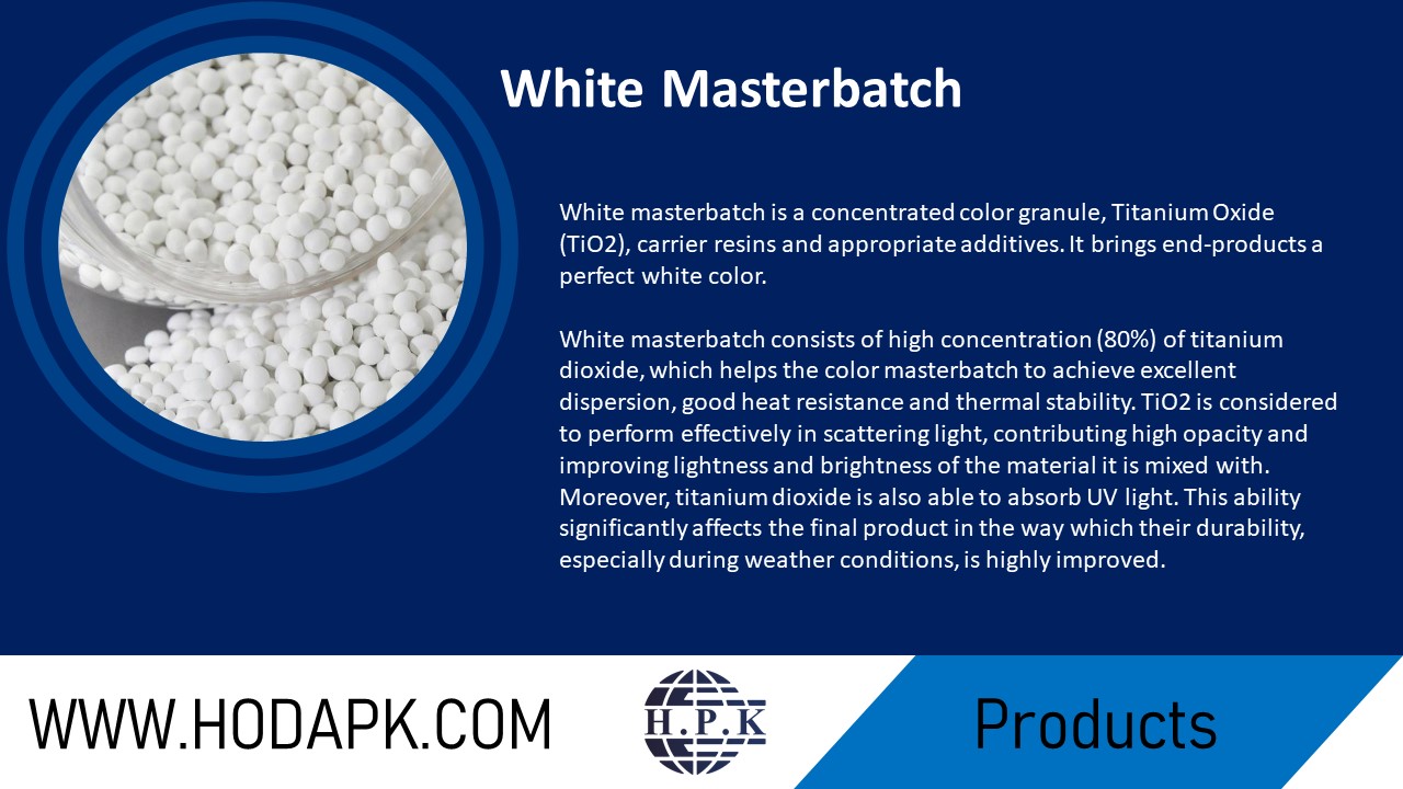 White masterbatch - هدی پارسیان کالا